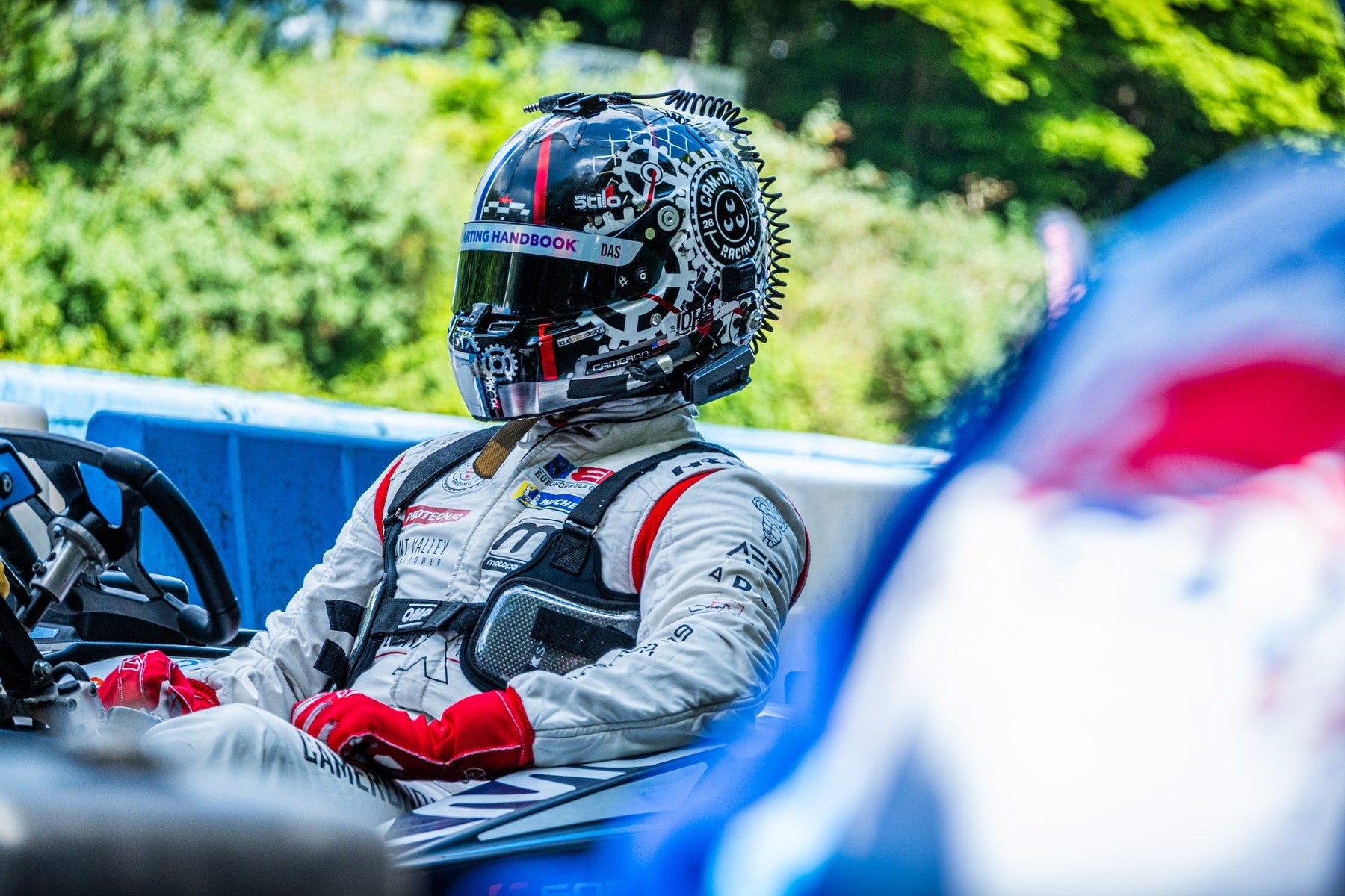 Custom Visor Stickers for Racing / Karting Helmets | LidMods