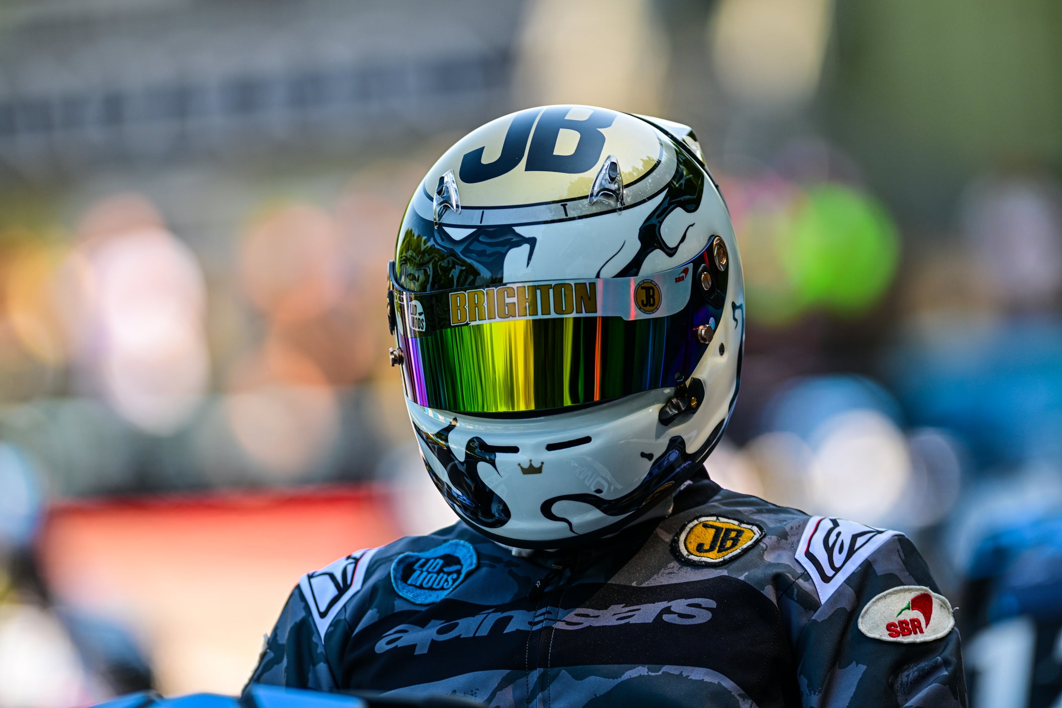 Custom Visor Stickers for Racing / Karting Helmets | LidMods