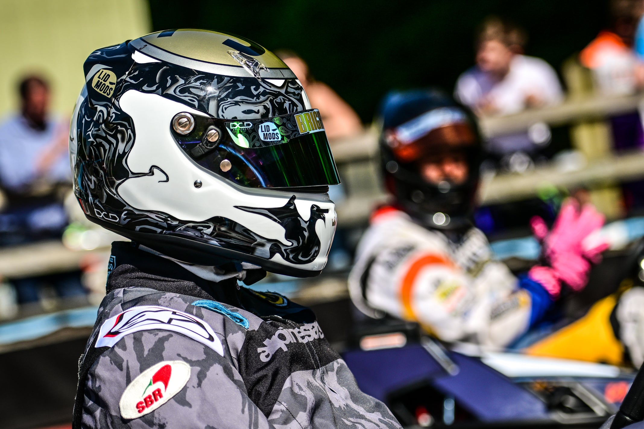 Custom Visor Stickers for Racing / Karting Helmets | LidMods